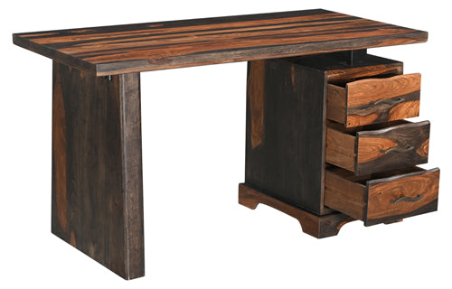 Riviera E. Live Edge Writing Desk 3DRAWER – LOREC Ranch Home Furnishings