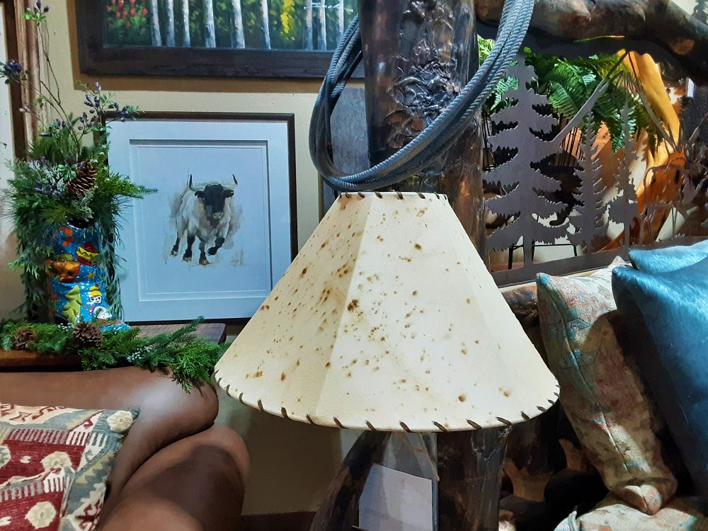 Sheepskin Lampshade – LOREC Ranch Home Furnishings