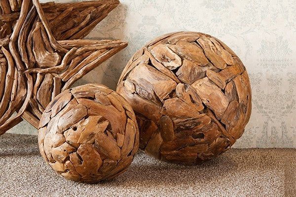 Luxury Teak Driftwood Ball – LOREC Ranch Home Furnishings