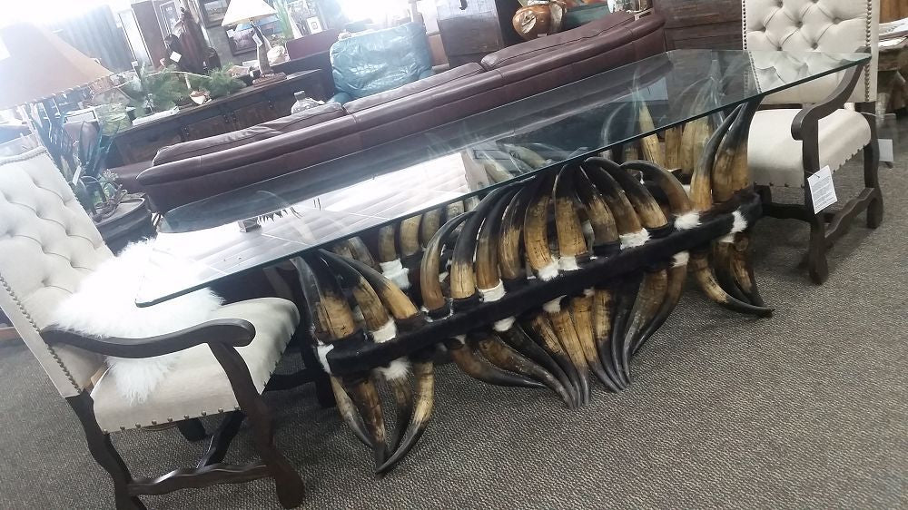 Horn Dining Table – LOREC Ranch Home Furnishings