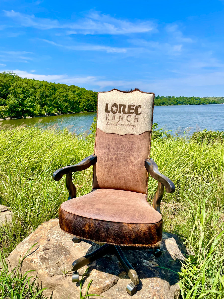 Laser Engraved Office Chair – LOREC Ranch Home Furnishings